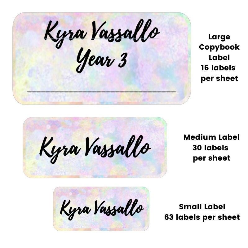 Zaky's Stationery - Online Shop. Plain Labels