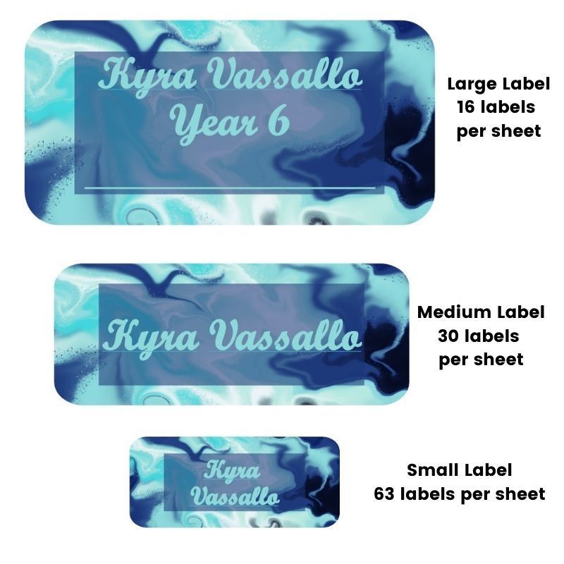 Zaky's Stationery - Online Shop. Labels for Teenagers/Adults