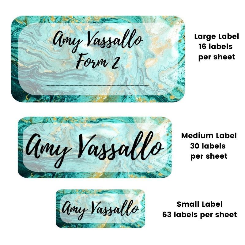 Zaky's Stationery - Online Shop. Labels for Teenagers/Adults