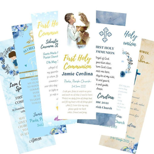 Zaky's Stationery - Online Shop. Holy Communion Bookmarks For Boys
