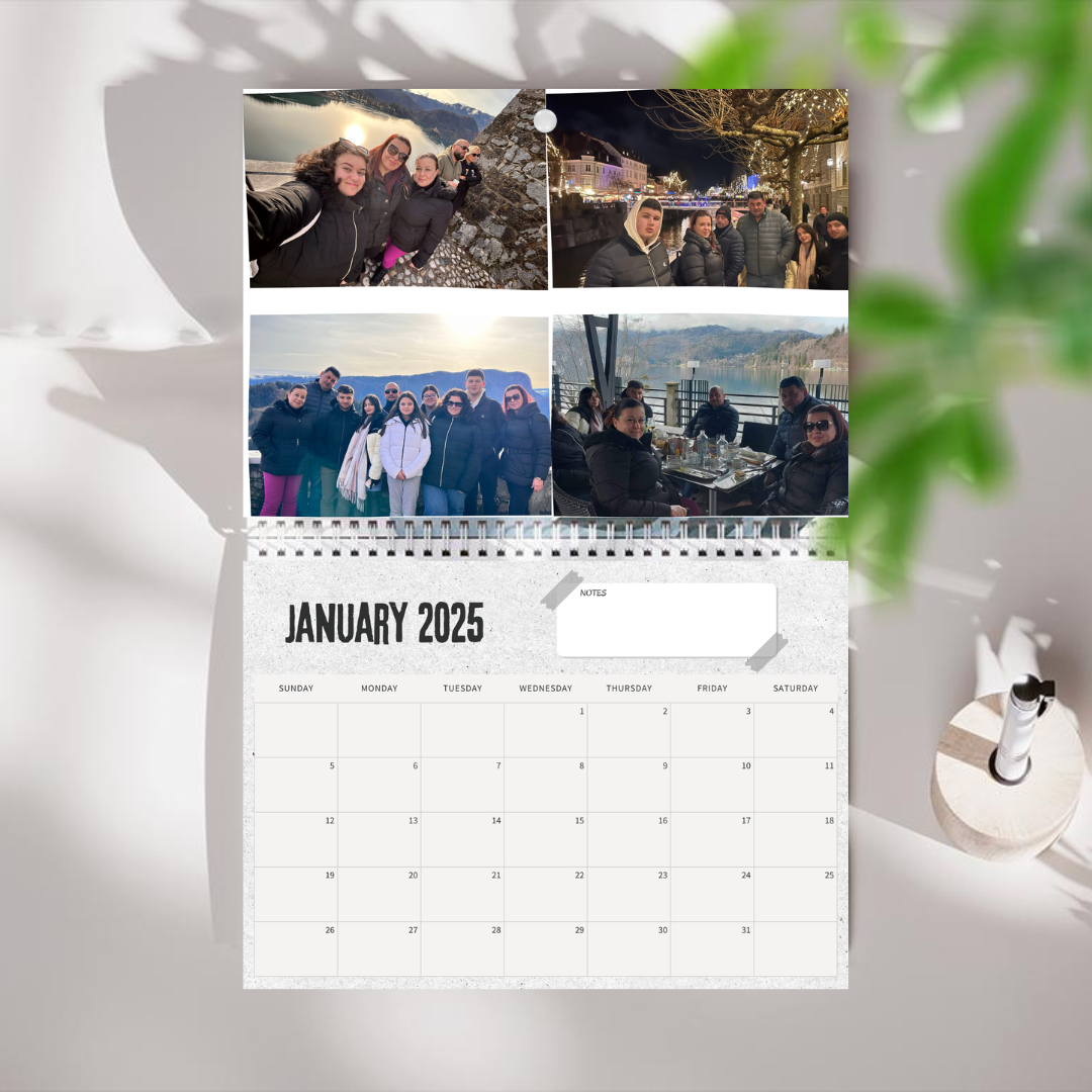 Zaky's Stationery - Online Shop. Personalised Calendar CLASSIC (Landscape)